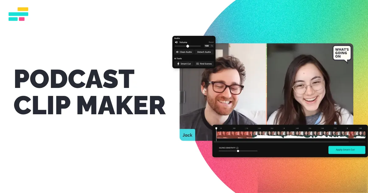 AI Podcast Clip Maker + Generator