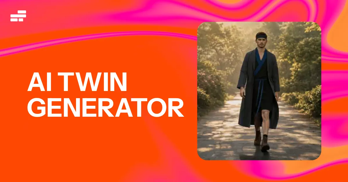 AI Twin Generator — Create Your AI Avatar Twin Online