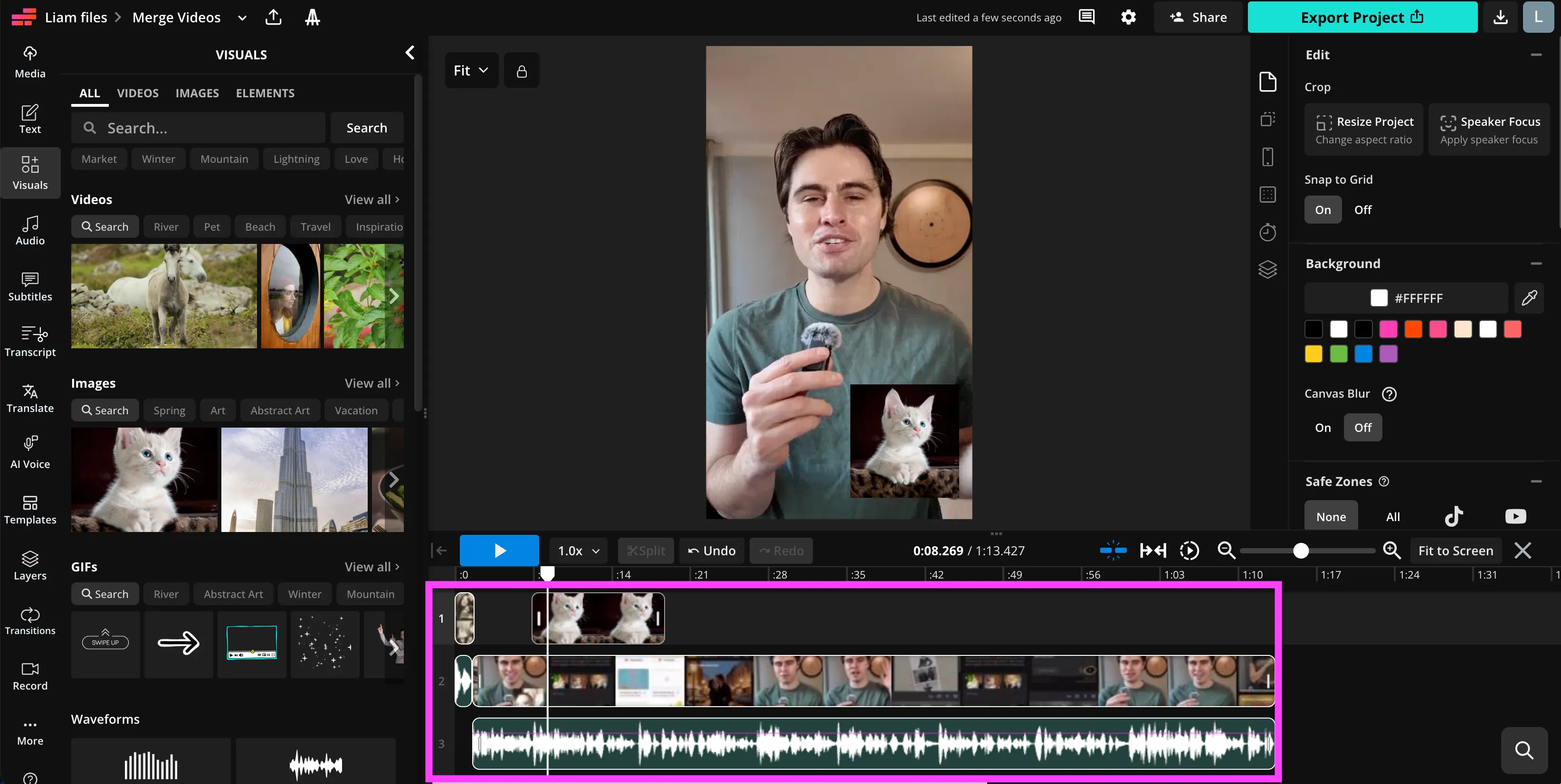 Videos Online zusammenführen — Video Combiner + Merger