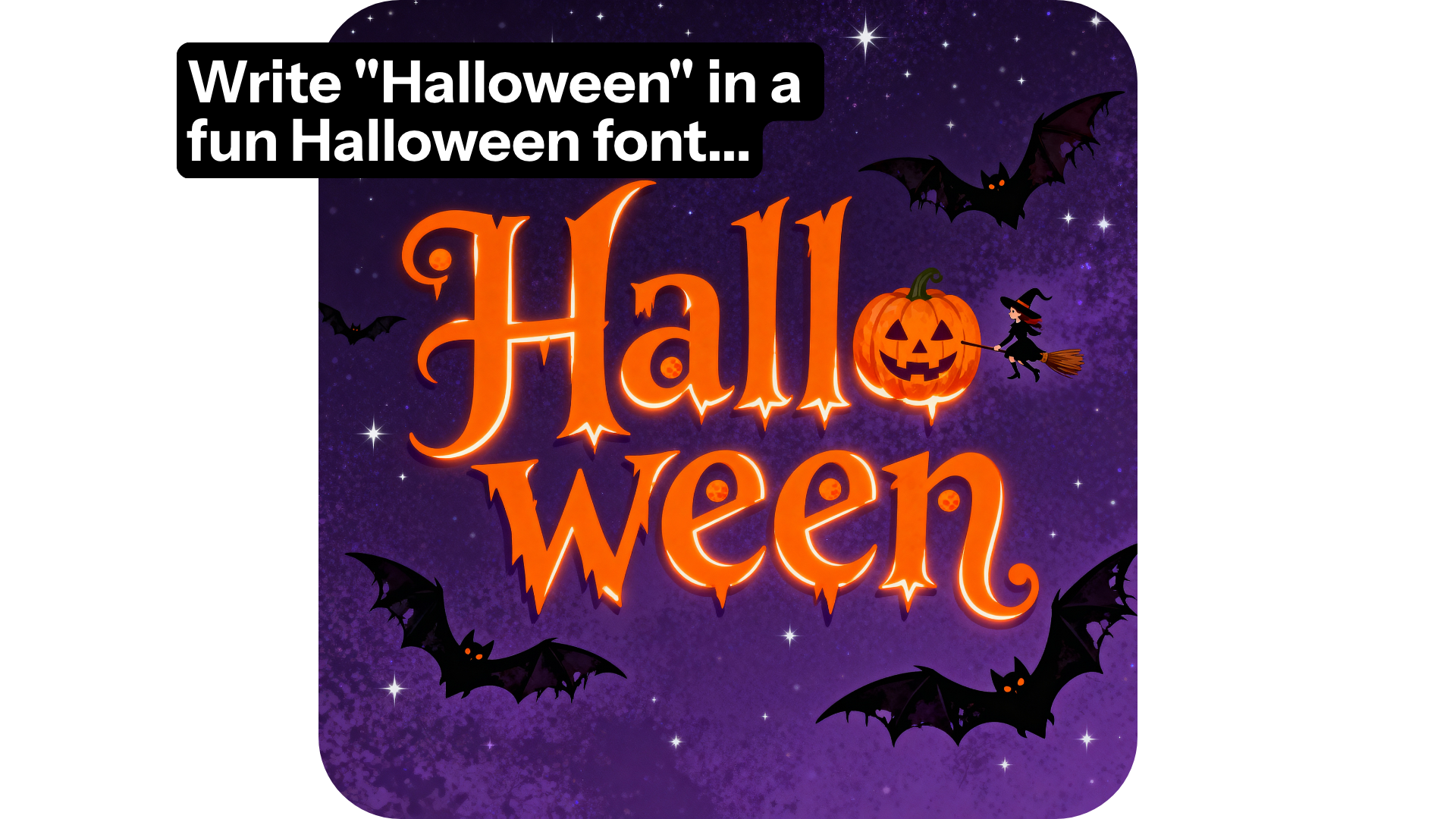 AI Halloween Font Generator – Online AI Text Art Generator