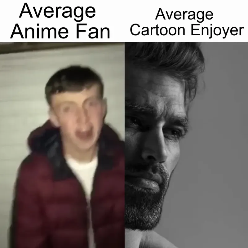 Average Fan vs Average Enjoyer Video Meme Maker — Kapwing