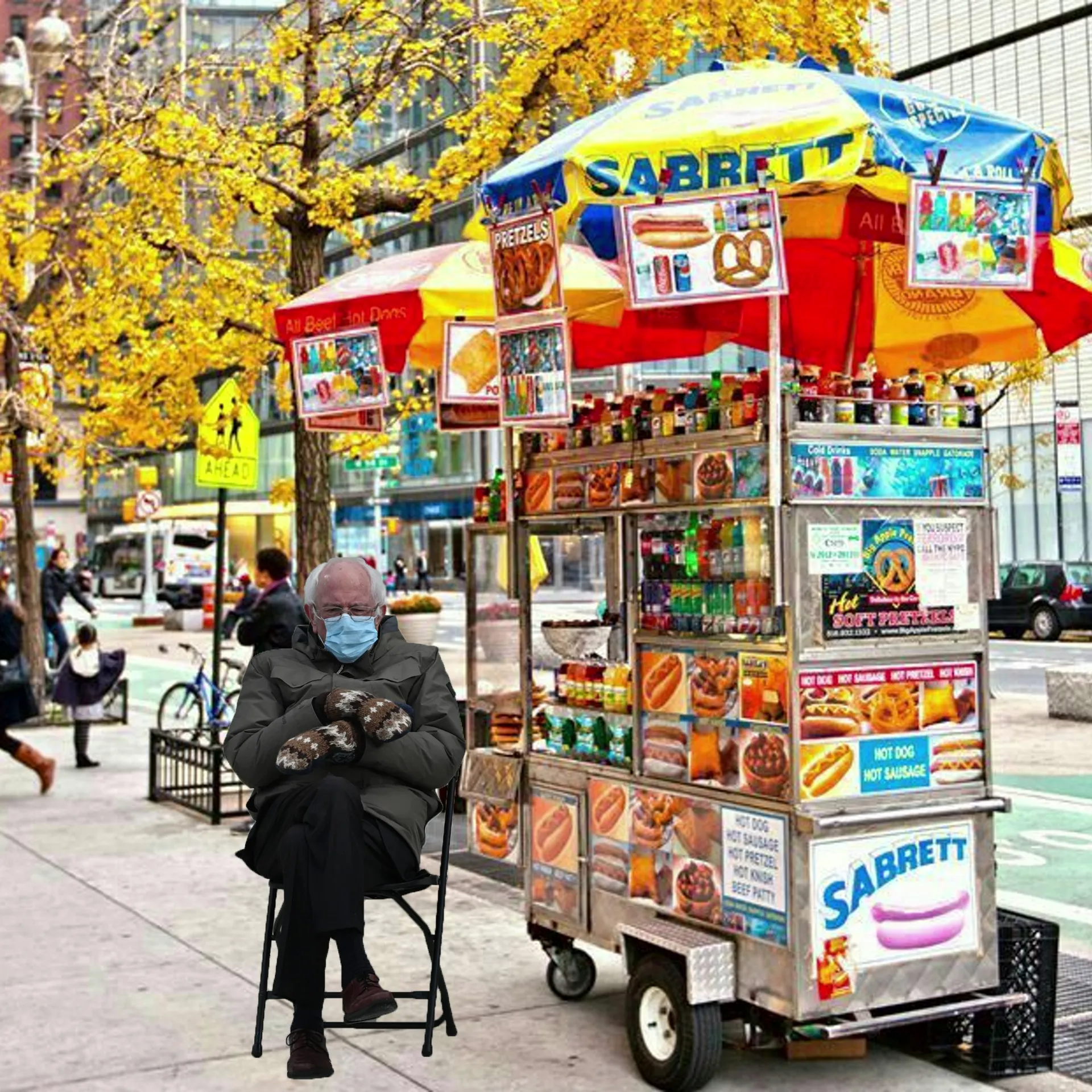 Bernie Sandwiches Memes Bernie Mittens Funny Bernie Sanders Meme