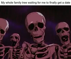25 Best Memes About Skeleton Waiting Meme Generator Skeleton