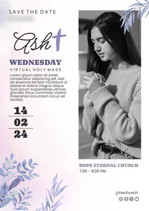 Holy Mass Invitation Wording