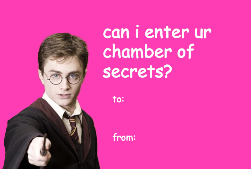 Harry Potter Valentine’s Day Meme Card – Moaning Myrtle — Kapwing
