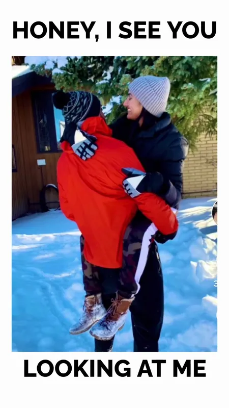 Honey, I See You Looking At Me TikTok Trend Template with Music — Kapwing