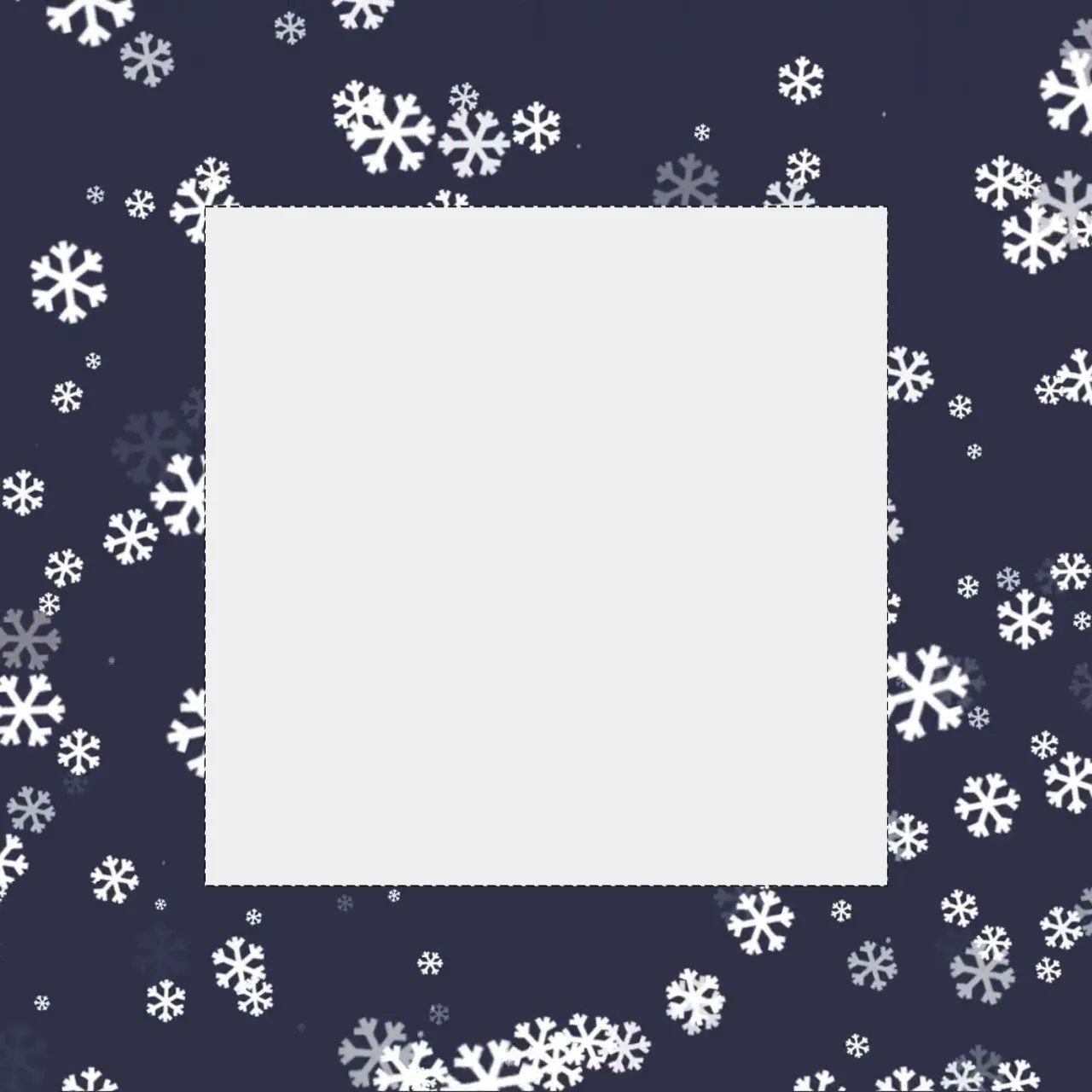 Navy Blue Border Template