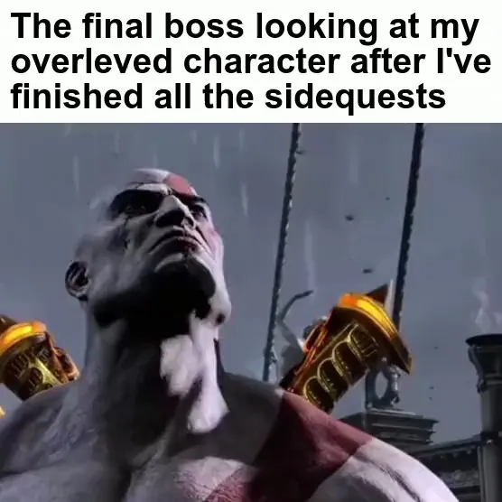 Kratos Looking at Hercules Meme — Kapwing
