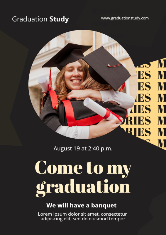 Graduation Invitation 2019 Girls