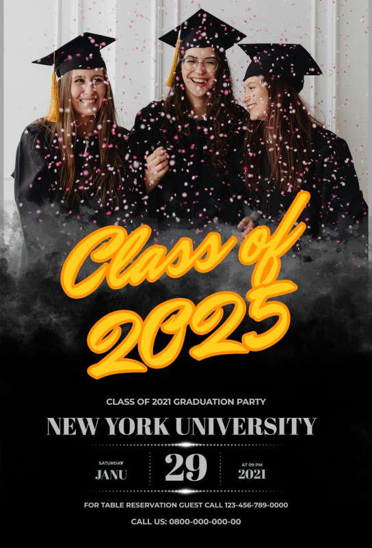 Graduation Party Invitation Template Editable Graduation Invitation