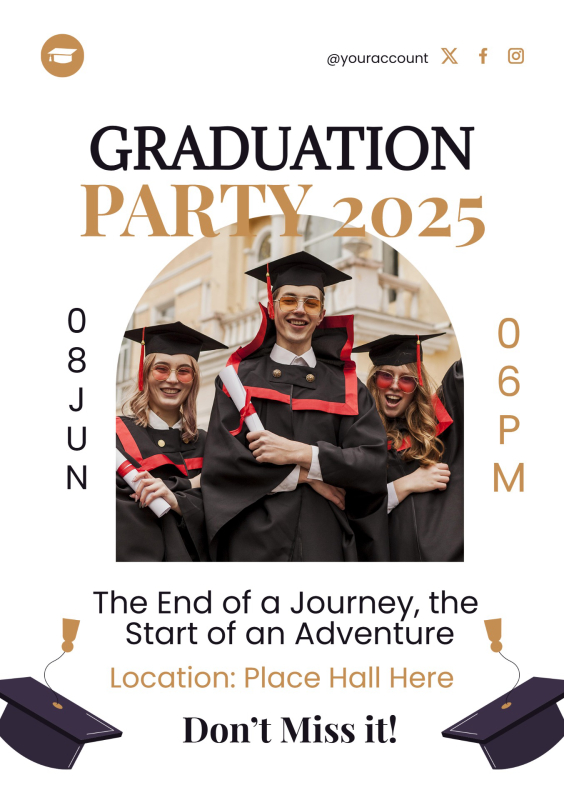 Graduation Diploma Party Printable Invitations