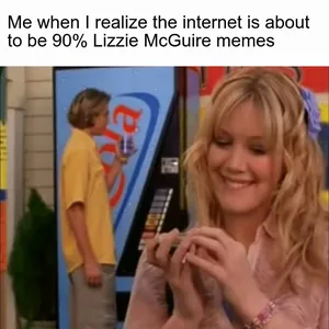 Lizzie Mcguire Meme Duff Says Goodbye To 'Lizzie'