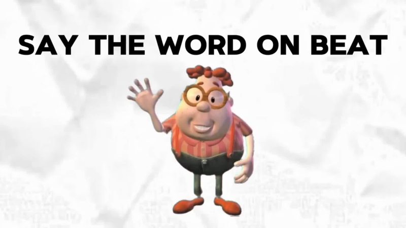 Say the Word on the Beat Template (Make Your Own Challenge) — Kapwing