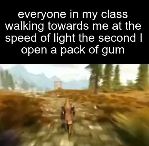 Skyrim Speed Walk Meme Template — Kapwing