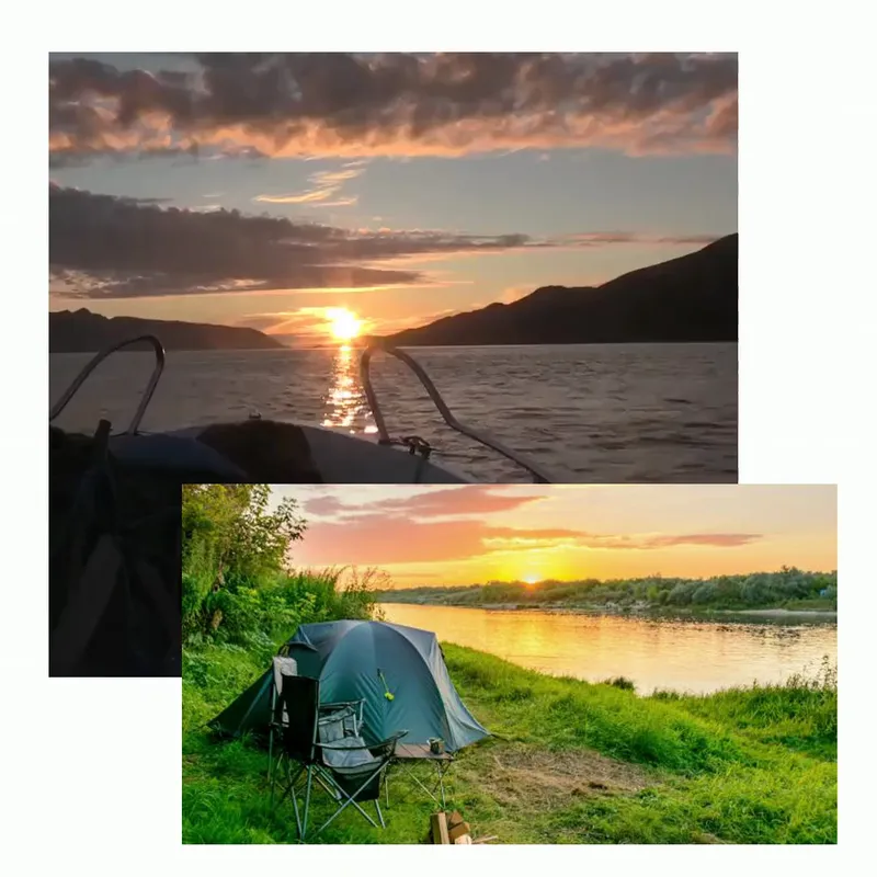 Square 2 Panel Overlap Collage Video Template — Kapwing