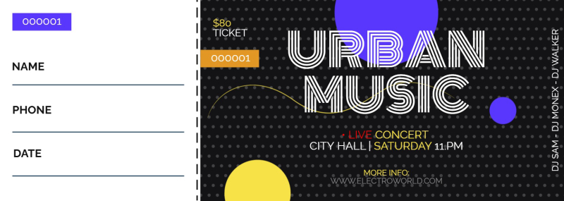 Spotify Tour Lineup Template Free - Infoupdate.org