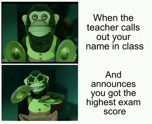 Close Your Eyes Monkey Meme