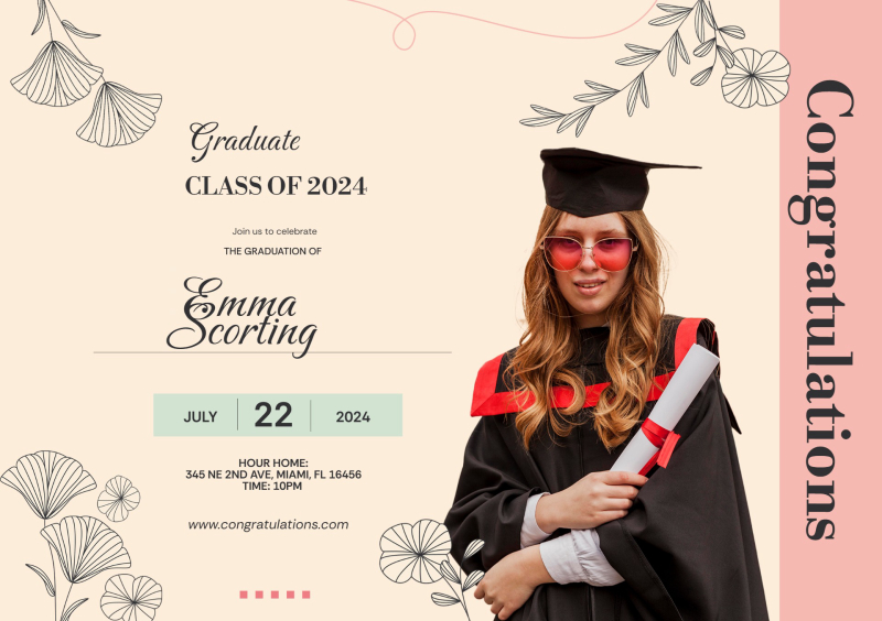 Graduation Invitations Artwork