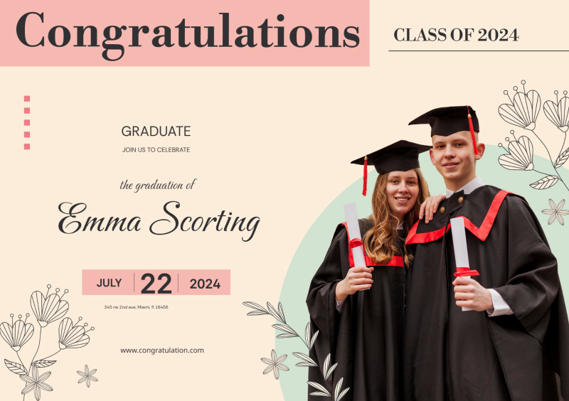 Electronic Graduation Invitation Templates