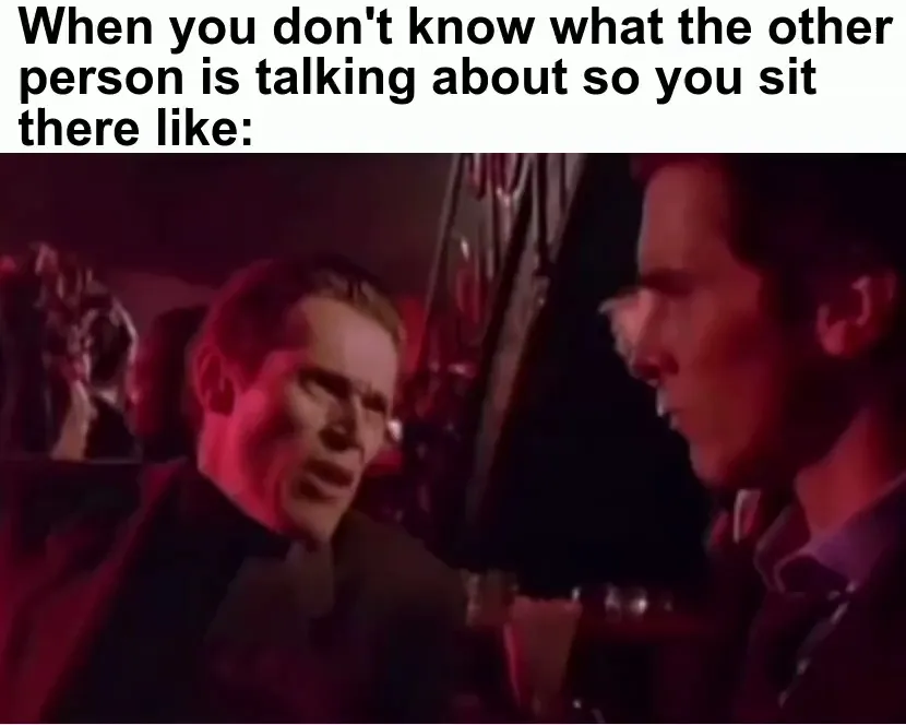 Funny American Psycho Meme