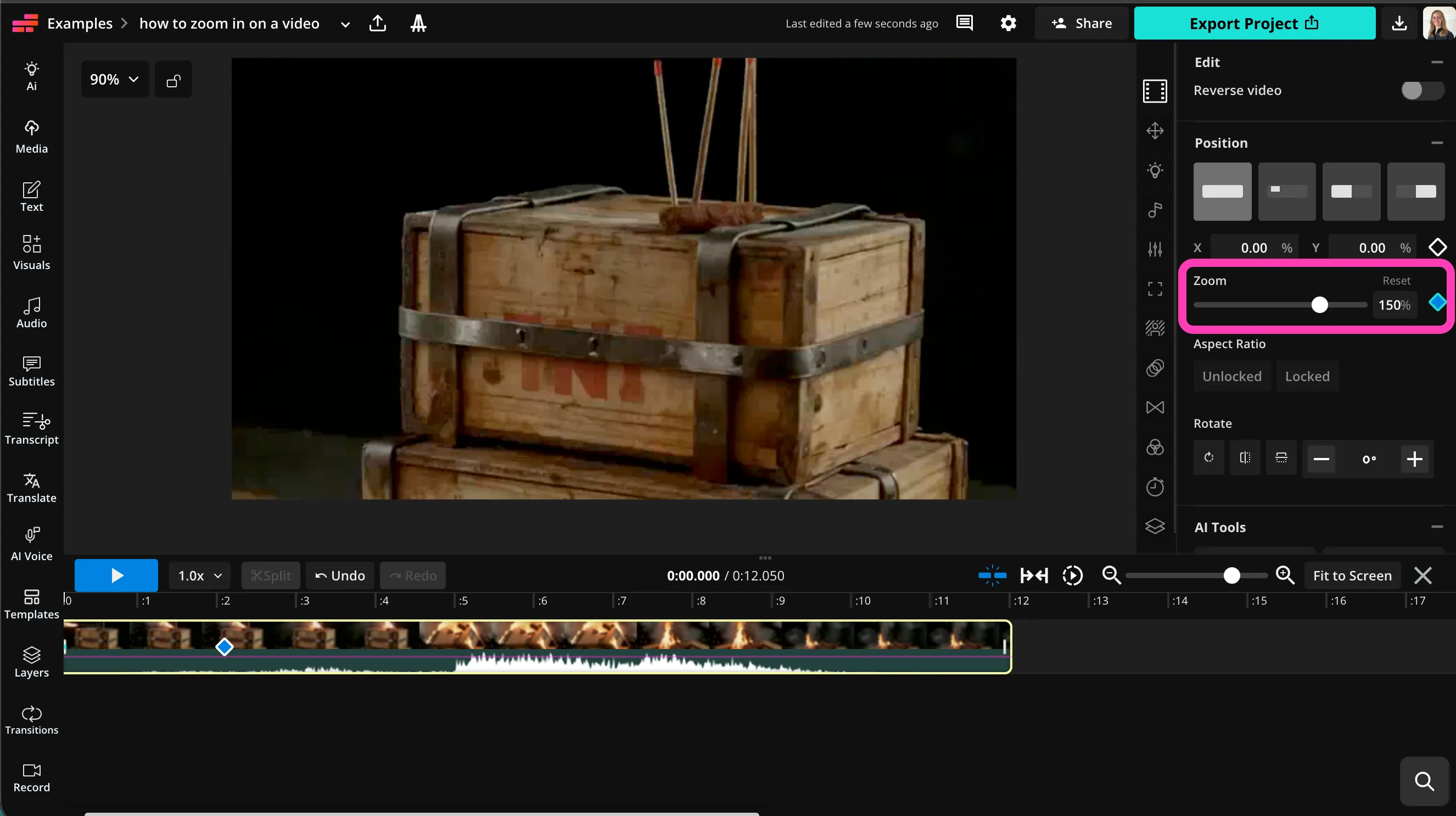Zoom In On Video — Free Online Video Zoom
