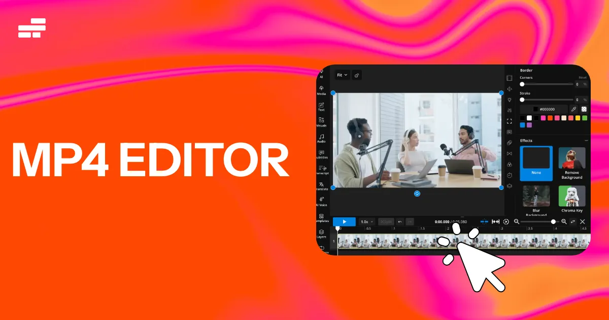 MP4 Editor — Edit MP4 Video Online